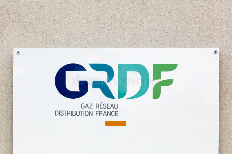 Logotipo De GRDF En Una Pared Foto editorial - Imagen de potencia ...