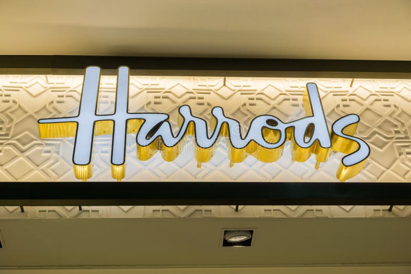 Logotipo de Harrods imagen editorial. Imagen de editorial - 125059905