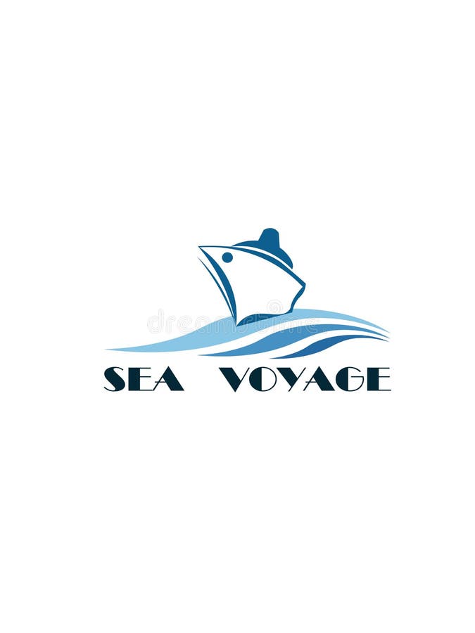 Logotipo De Iate Em Fundo Branco Ilustração Stock - Ilustração de vela ...