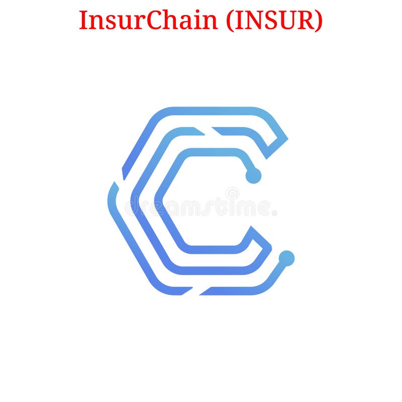 Logotipo De InsurChain INSUR Del Vector Ilustración del Vector ...