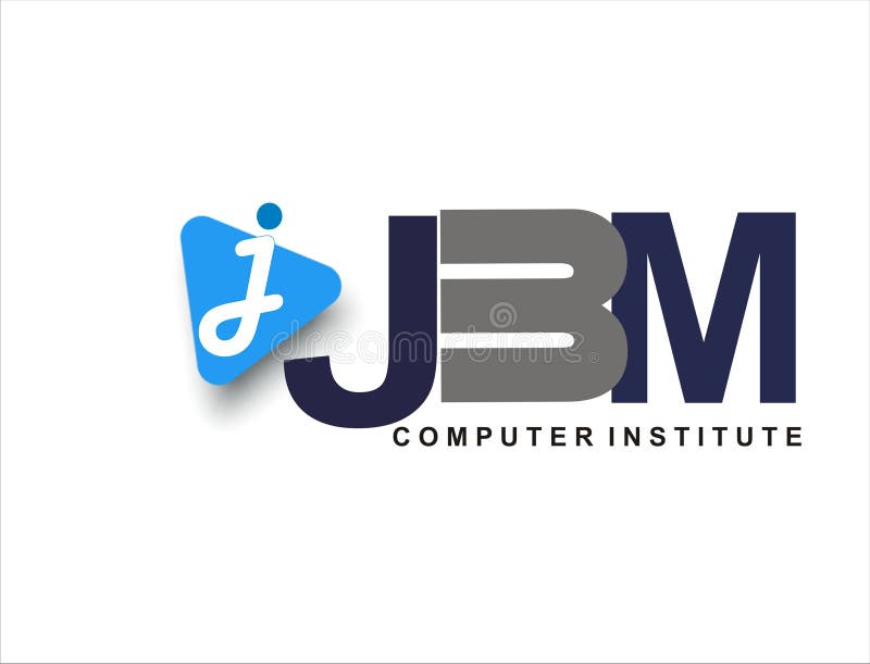 Logotipo de JBM imagen editorial. Ilustración de creado - 122729445