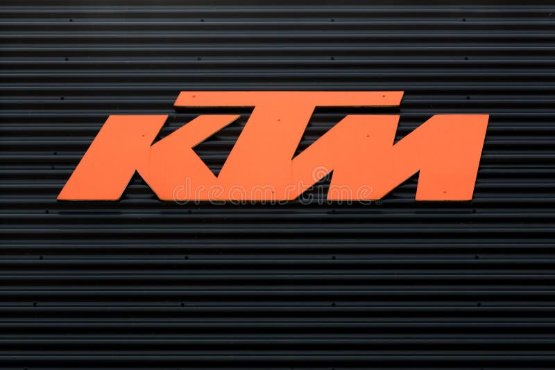 Logotipo De KTM En Una Pared Foto de archivo editorial - Imagen de bici ...