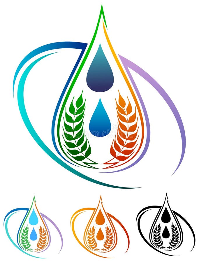 Logotipo De La Industria Alimentaria Ilustración del Vector ...