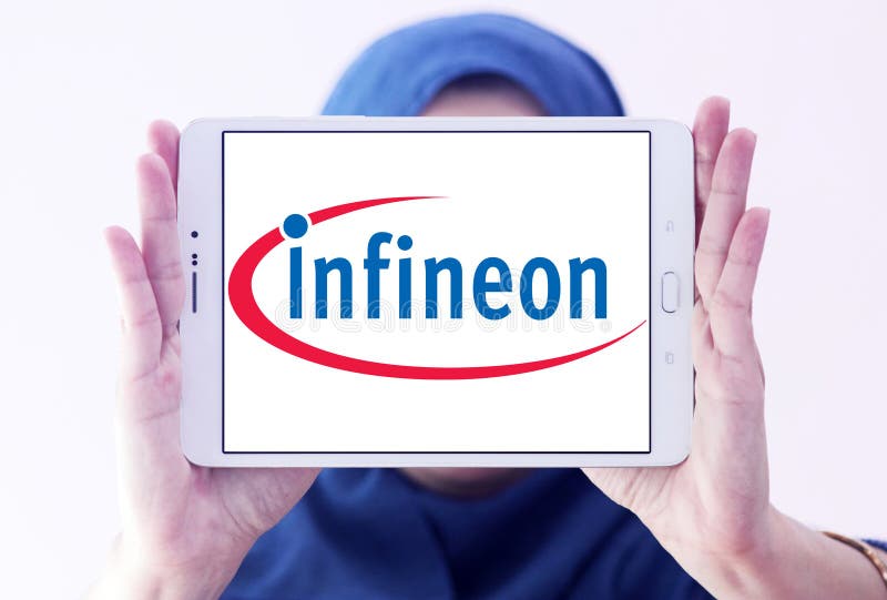 Logotipo De La Compañía De Infineon Technologies Fotografía editorial ...