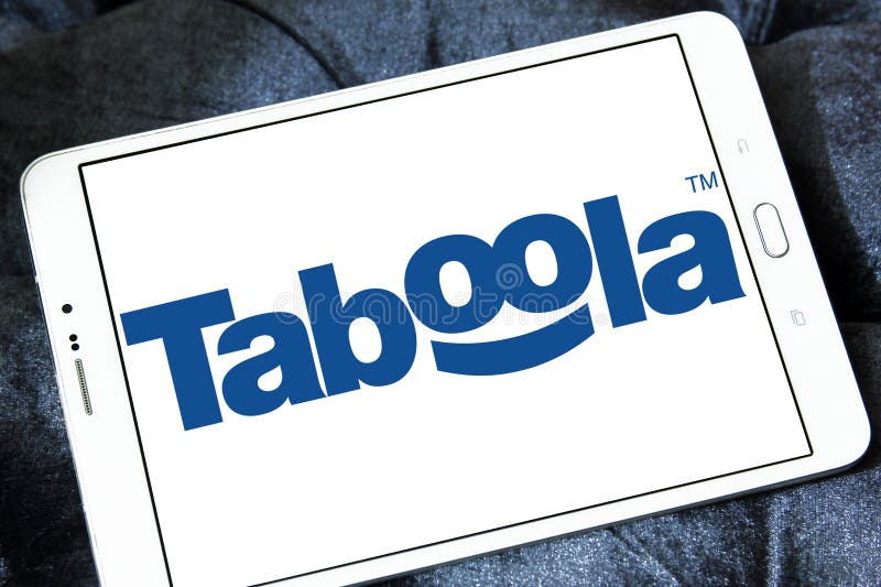 Logotipo De La Compañía De Taboola Imagen de archivo editorial - Imagen ...