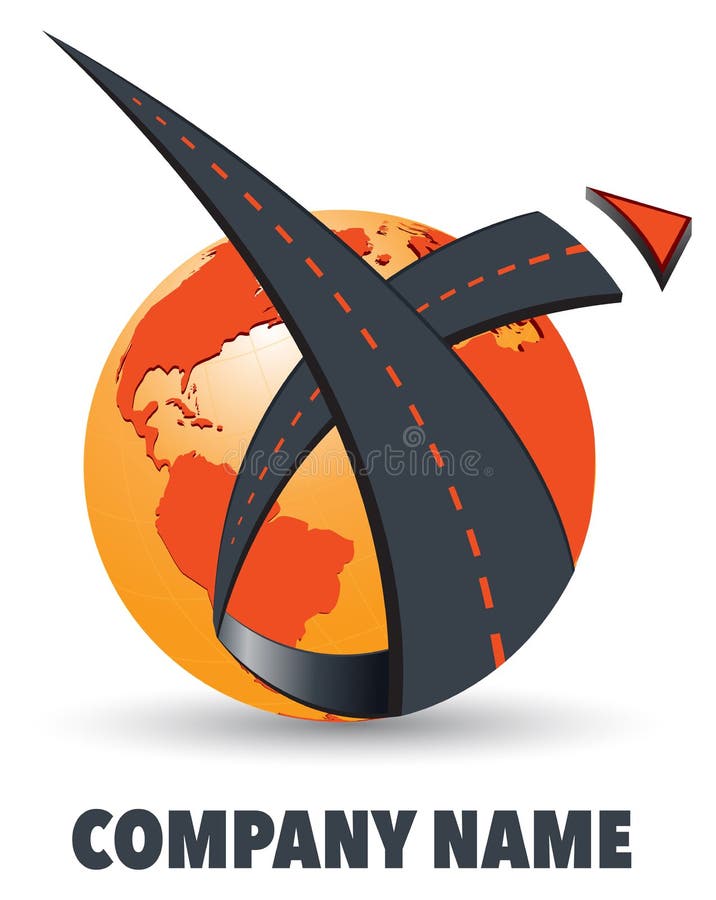 Logotipo De La Empresa De Transportes Stock de ilustración ...