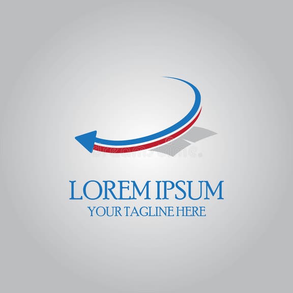 Logotipo de la flecha ilustración del vector. Ilustración de muestra ...