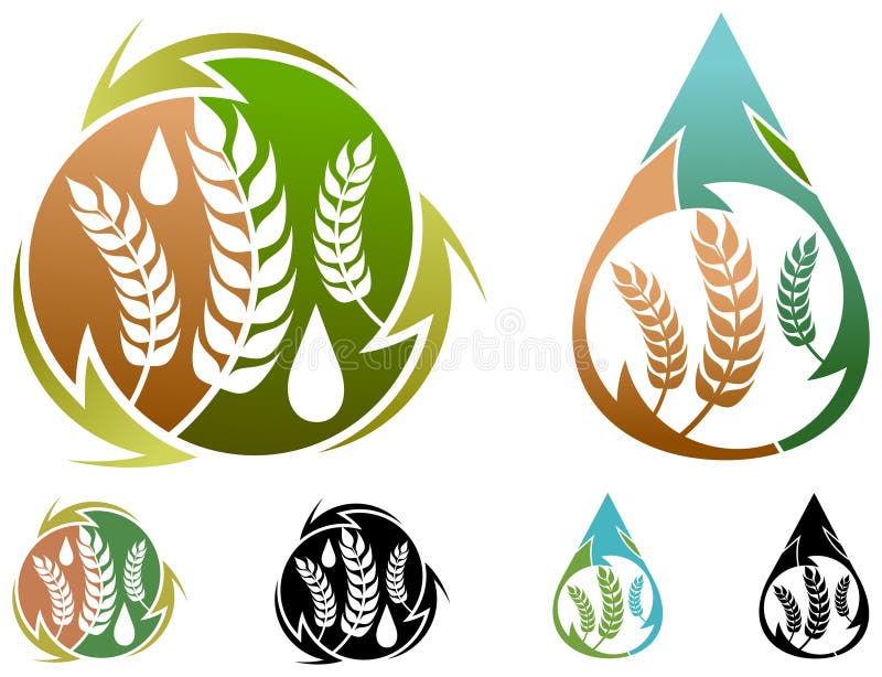 Logotipo De La Industria Alimentaria Ilustración del Vector ...