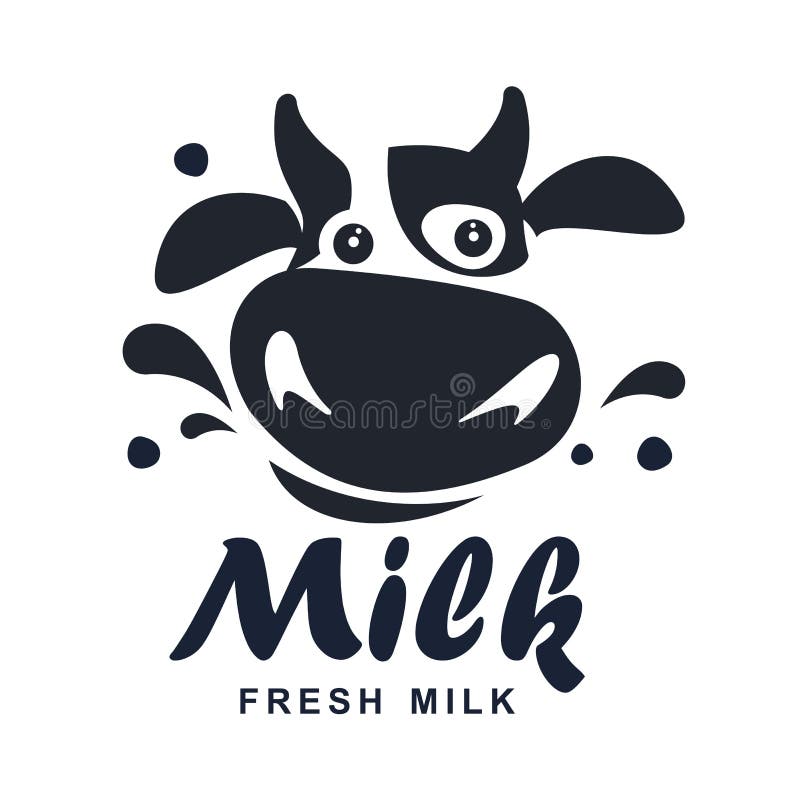 Logotipo de la leche stock de ilustración. Ilustración de fondo - 89472172
