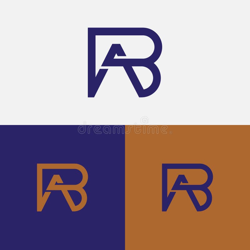 Logotipo De La Letra Ab Logotipo De La Letra B Logotipo De La Letra M ...