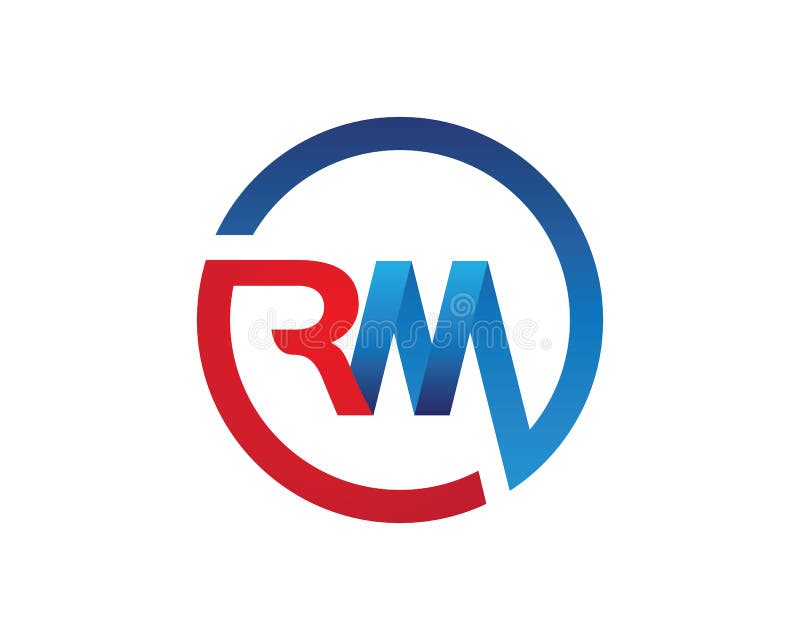 Logotipo De La Letra Del RM Ilustración del Vector - Ilustración de ...