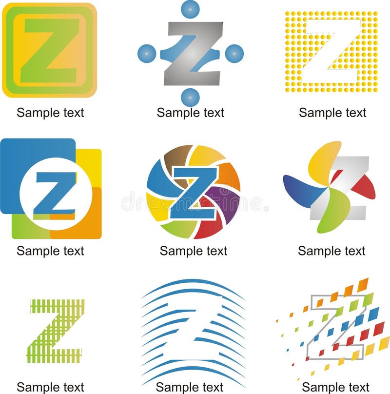 Logotipo de la letra Z stock de ilustración. Ilustración de humano ...