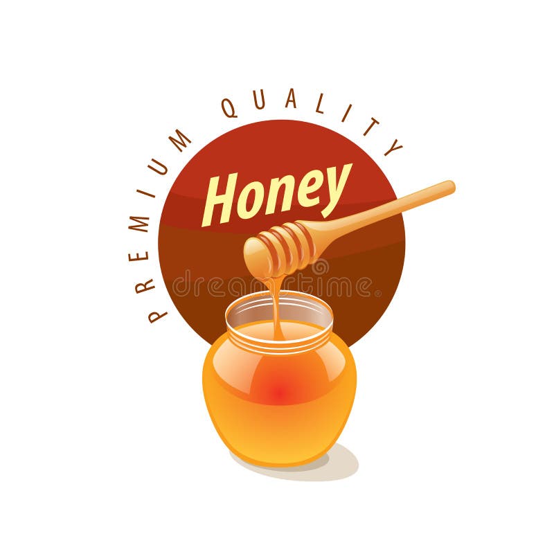 Logotipo De La Miel Del Vector Ilustración del Vector - Ilustración de ...