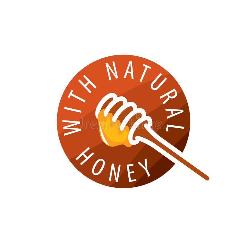 Logotipo De La Miel Del Vector Ilustración del Vector - Ilustración de ...