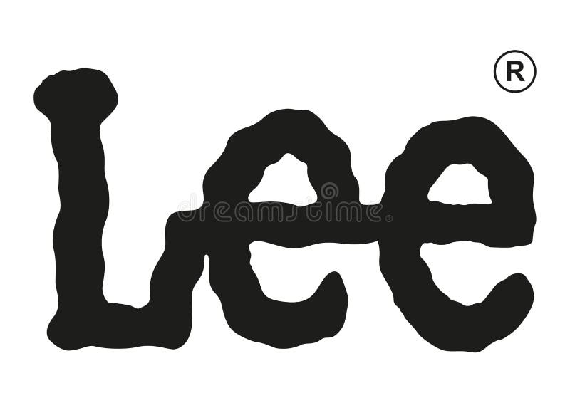 Logotipo de Lee foto de archivo editorial. Ilustración de costura ...