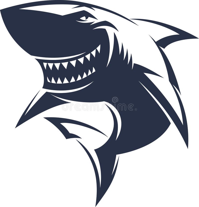 Logotipo de los tiburones ilustración del vector. Ilustración de ...