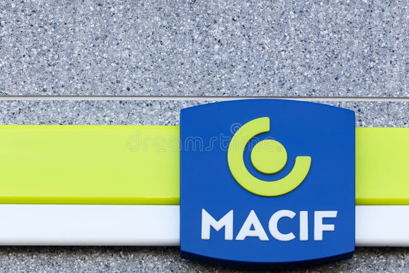 Logotipo De Macif Em Uma Parede Imagem de Stock Editorial - Imagem de ...