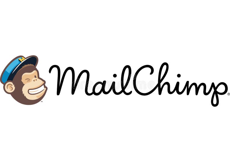 Mailchimp Logo Editorial Ilustrativo Sobre Fondo Blanco Imagen de ...