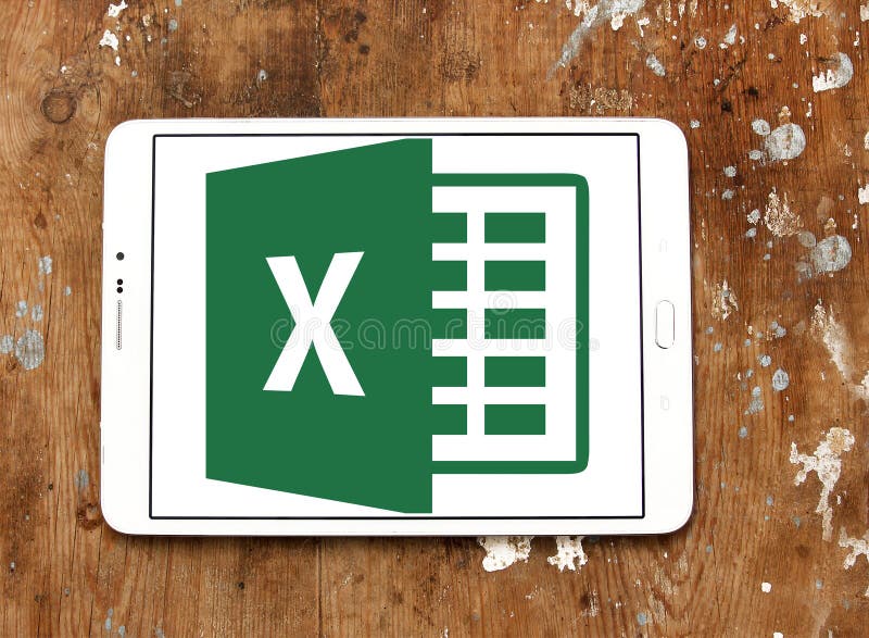 Logotipo De Microsoft Excel Imagen editorial - Imagen de emblema ...