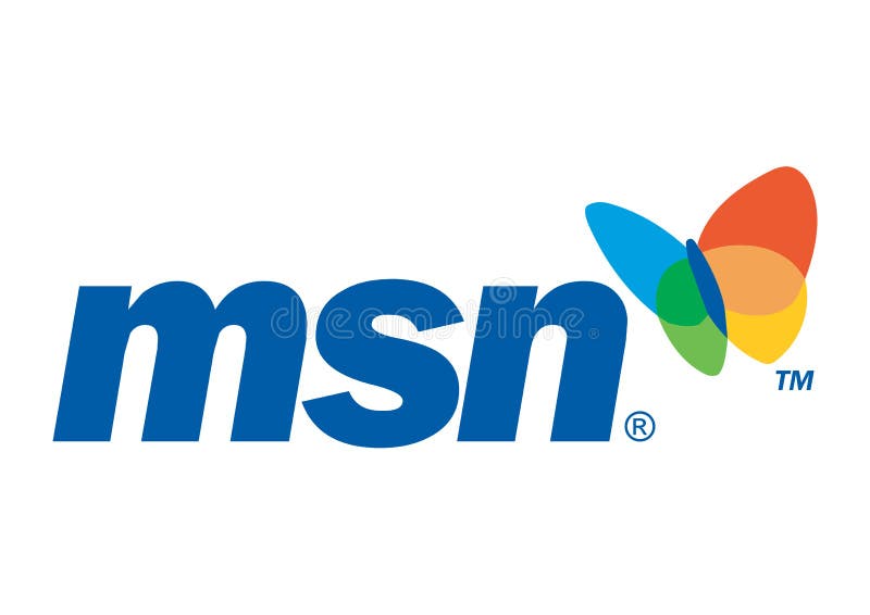 Logotipo de Msn foto de archivo editorial. Ilustración de internet ...