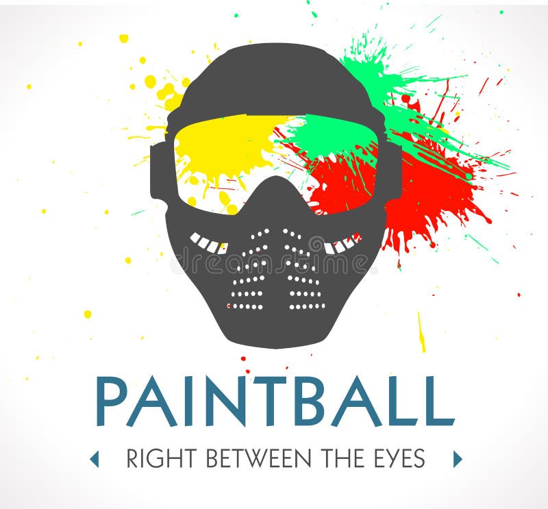 Fondo de Paintball stock de ilustración. Ilustración de lucha - 30355189