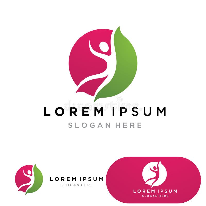 Logotipo de personas sanas ilustración del vector. Ilustración de ...