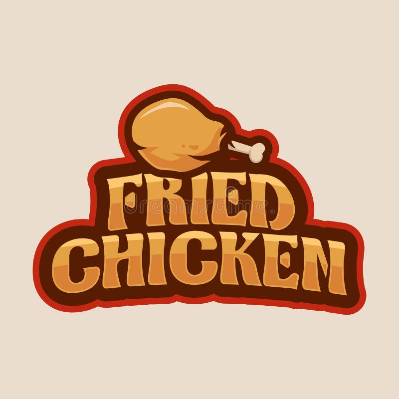 Logotipo de pollo frito ilustración del vector. Ilustración de grilled ...