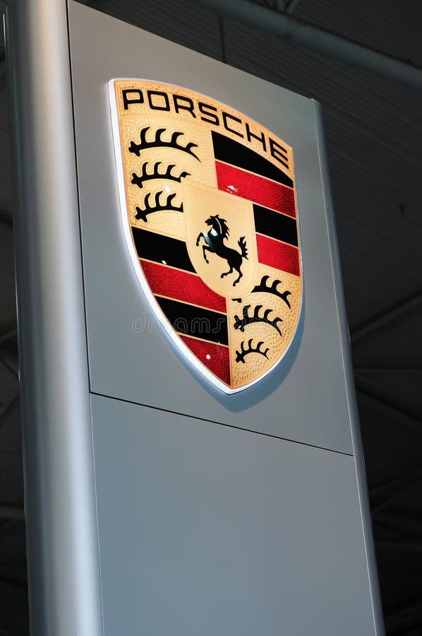 Símbolo Porsche foto editorial. Imagem de porsche, símbolo - 17628701