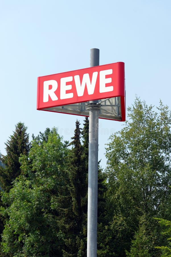 Logotipo de Rewe foto editorial. Imagen de editorial - 106786751