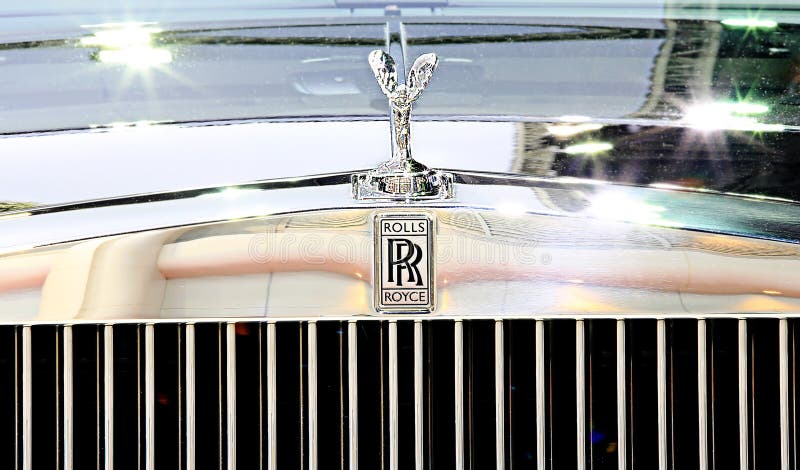 El Logotipo De La Insignia Del Negro Del Espectro De Rolls Royce ...