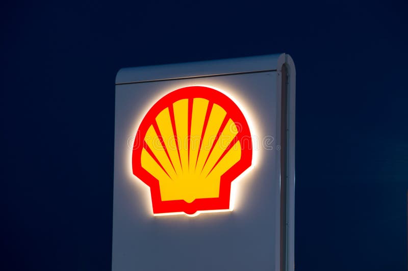 Logotipo de Shell foto editorial. Imagem de escudo, céu - 152919021