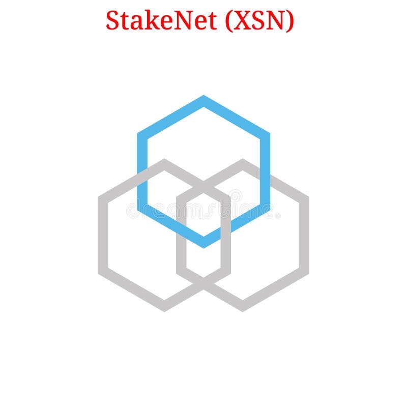 Logotipo De StakeNet XSN Del Vector Ilustración del Vector ...