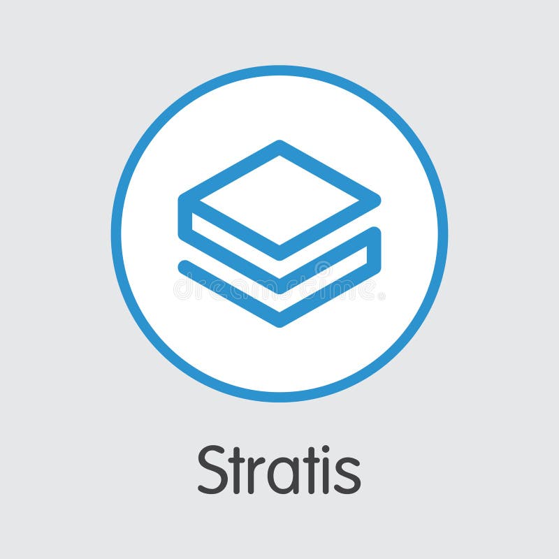 Logotipo De Stratis - De Cryptocurrency Ilustración del Vector ...
