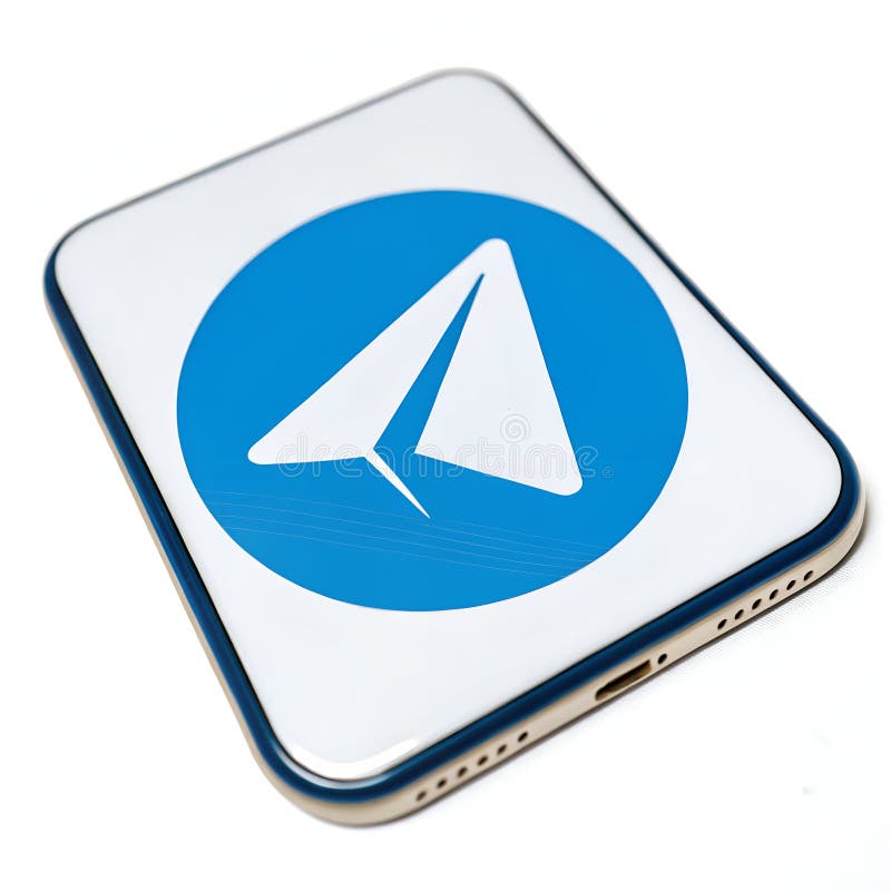 Logotipo de telegram stock de ilustración. Ilustración de social ...