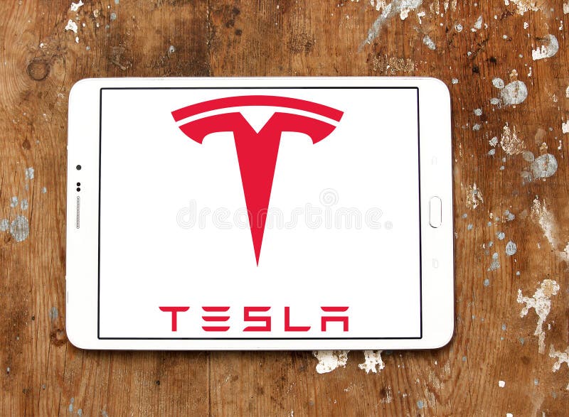 Logotipo de Tesla imagen editorial. Imagen de tesla, marca - 90152725