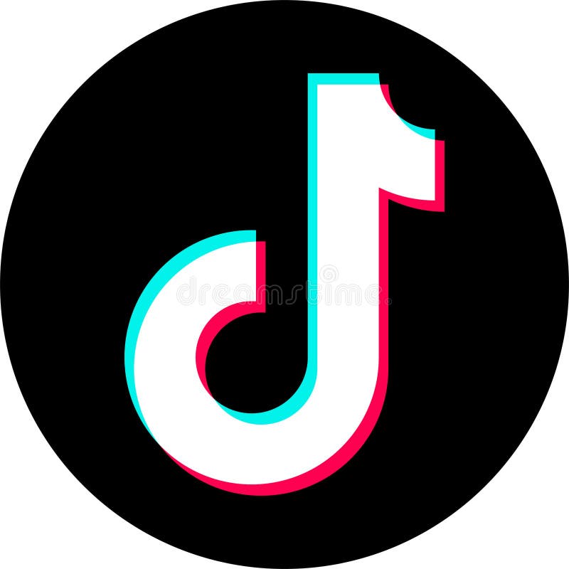 Logotipo De Tiktok. Logotipo De Icono De Medios Sociales Realista. Tik ... Logotipo De Tiktok. Logotipo De Icono De Medios Sociales Realista. Tik ...