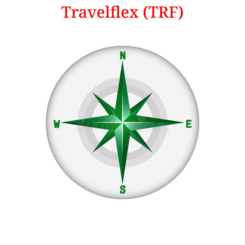 Logotipo De Travelflex TRF Del Vector Ilustración del Vector ...