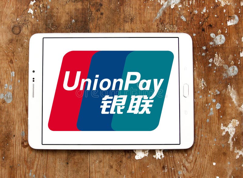 Logotipo de UnionPay foto editorial. Imagen de tarjeta - 93290896