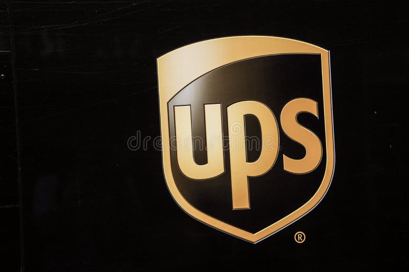 Logotipo de UPS Company foto editorial. Imagen de postal - 123326401
