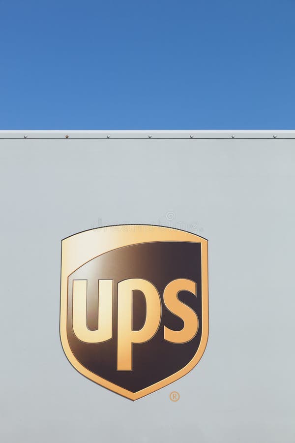 Logotipo De UPS En Una Pared Foto editorial - Imagen de insignia ...