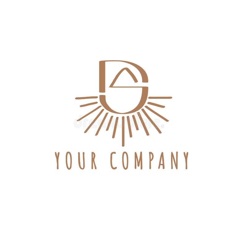 Logotipo De Vector De Sol. Emblema Del Sol Stock de ilustración ...