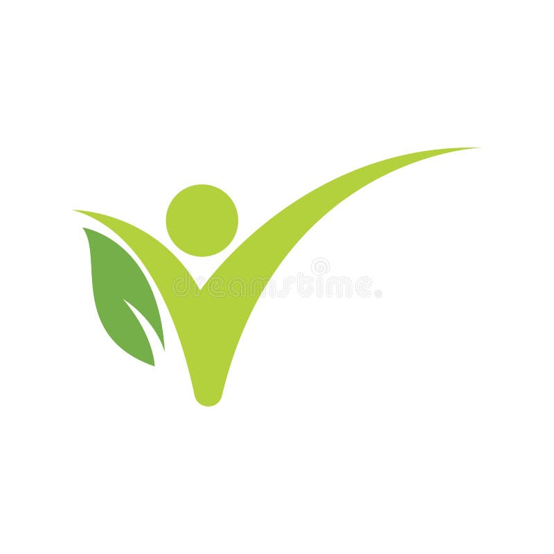 Logotipo de vida saludable ilustración del vector. Ilustración de ...