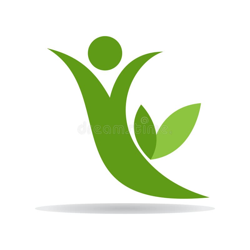 Logotipo de vida saludable stock de ilustración. Ilustración de ...