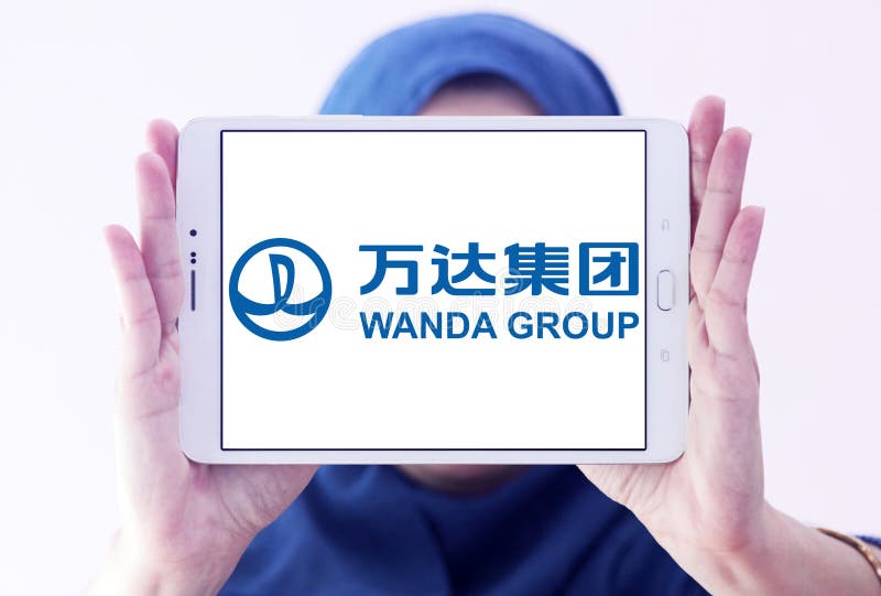 Logotipo de Wanda Group imagem de stock editorial. Imagem de ...