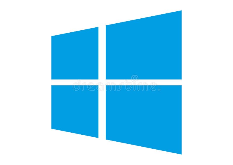 Logotipo de Windows imagen de archivo editorial. Ilustración de vector ...