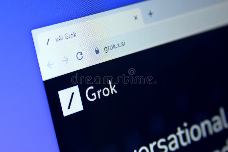 Logotipo De Xai Grok Chatbot Foto de archivo editorial - Imagen de ... Logotipo De Xai Grok Chatbot Foto de archivo editorial - Imagen de ...