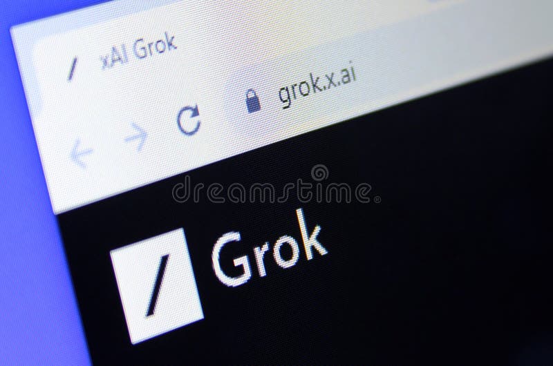 Logotipo De Xai Grok Chatbot Foto de archivo editorial - Imagen de ... Logotipo De Xai Grok Chatbot Foto de archivo editorial - Imagen de ...