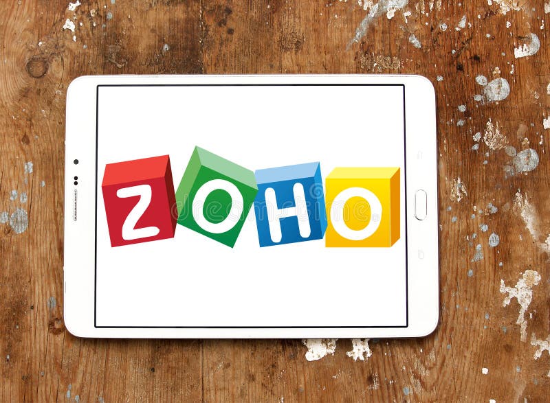 Logotipo De Zoho Corporation Imagen editorial - Imagen de negocios ...