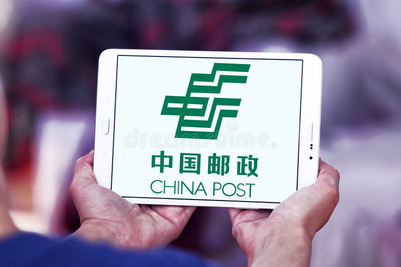 Logotipo del China Post imagen editorial. Imagen de internacionalmente ...