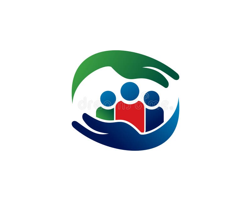 Logotipo del cuidado ilustración del vector. Ilustración de hospital ...